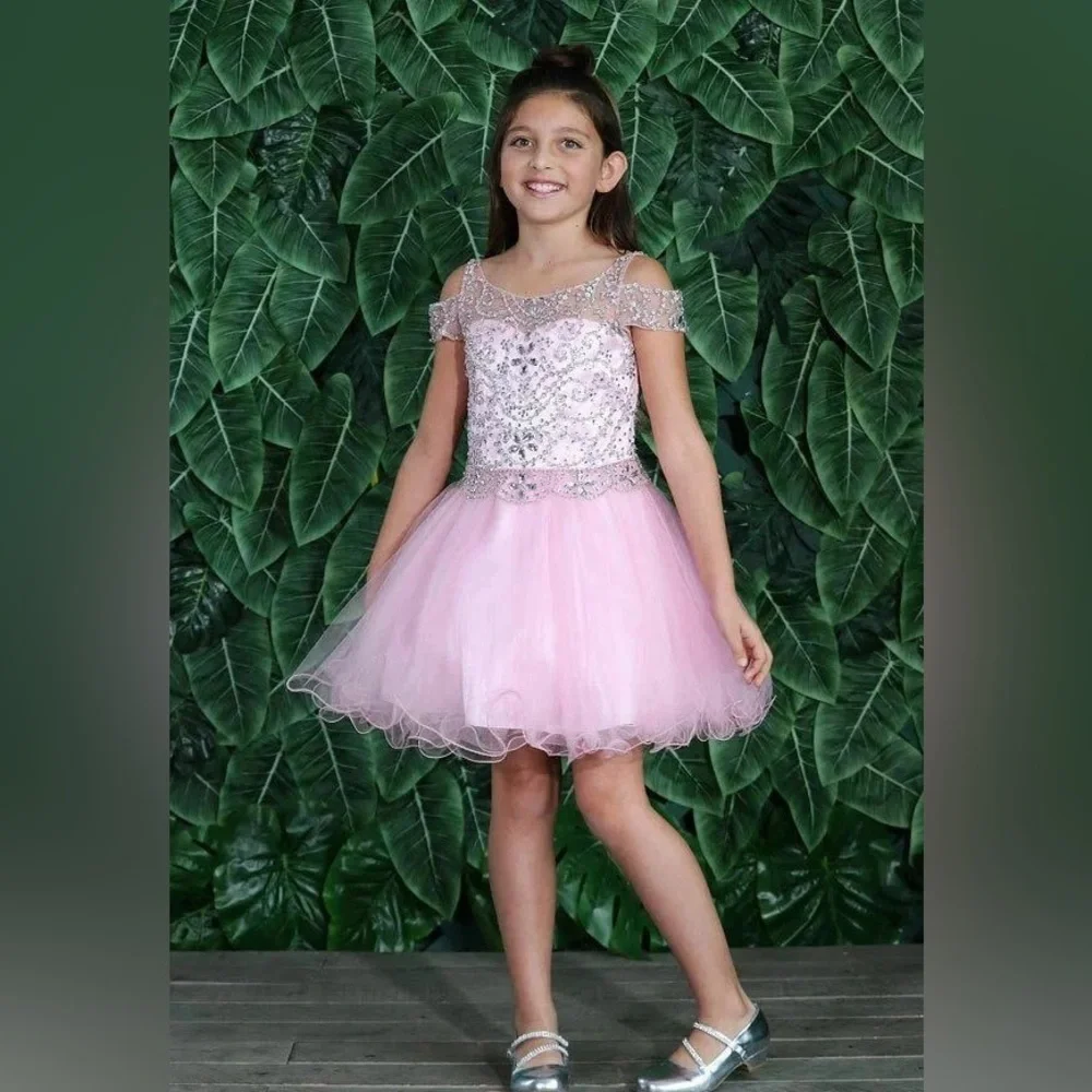 Calla Collection | Dresses | Calla Collection Girls Pink Tulle Ball ...